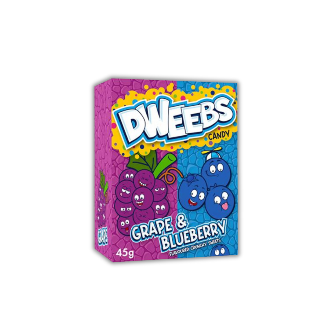 Dweebs Candy Grape & Blueberry 45 g (24 Pack) – Exotics Wholesale
