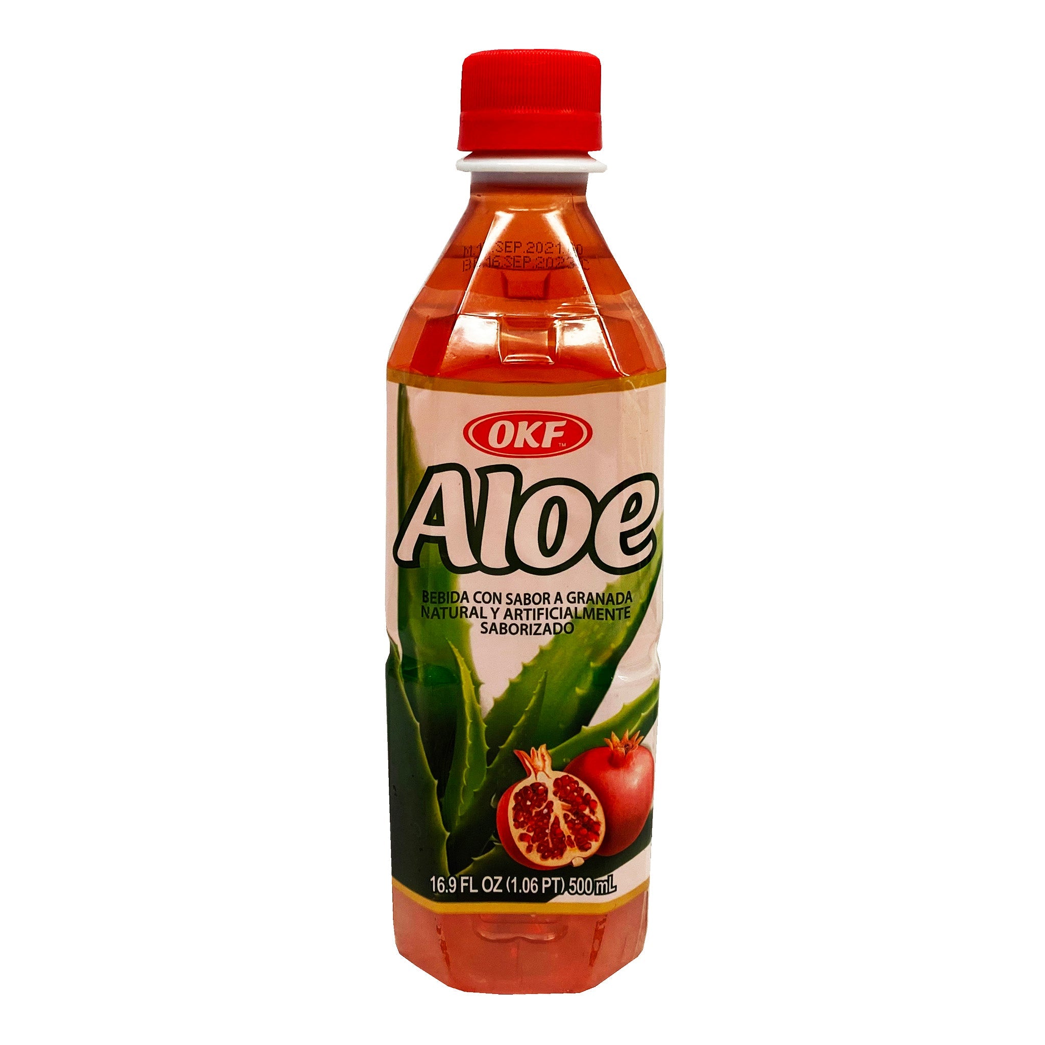 OKF Aloe Pomegranate Drink 500 mL (20 Pack) – Exotics Wholesale