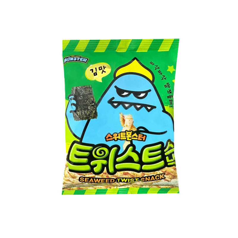 Sweet Monster Seaweed Twist Snack 70 g (24 Pack) – Exotics Wholesale