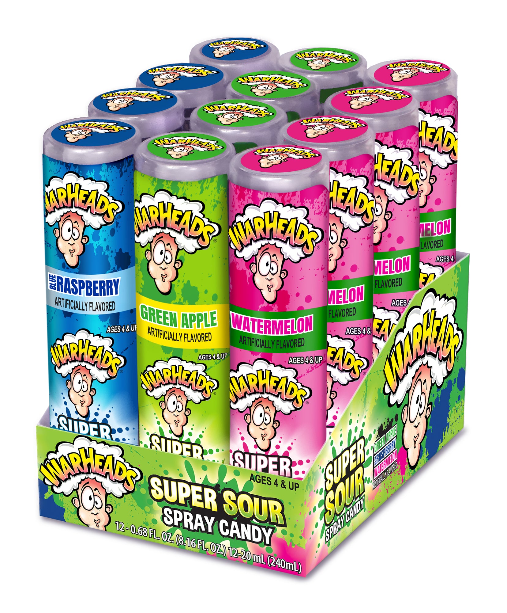 Warheads Super Sour Sprays 20 mL (12 Pack) – Exotics Wholesale