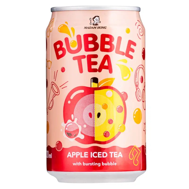Madam Hong Apple Bubble Tea 315 mL (24 Pack) * – Exotics Wholesale