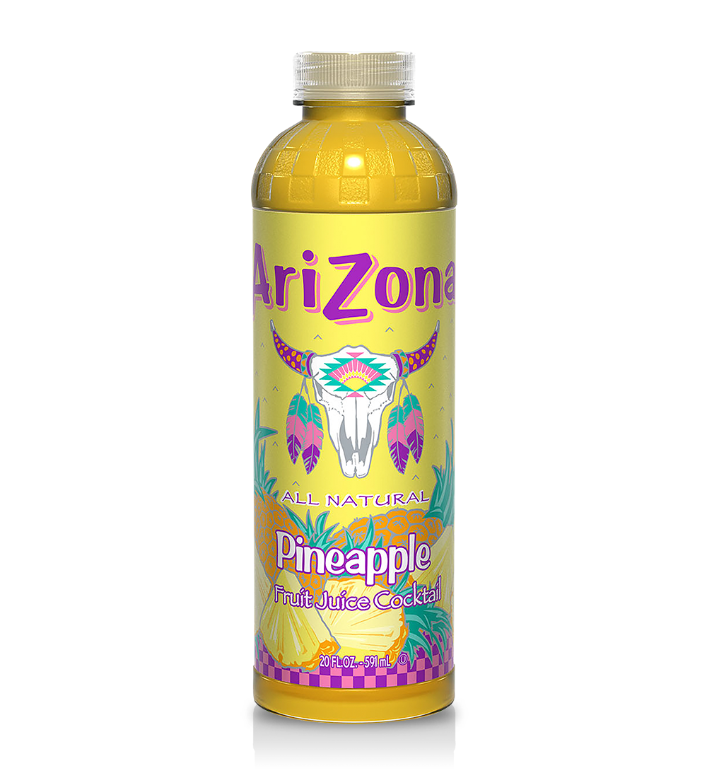Arizona Pineapple Bottle 591 mL (24 Pack) – Exotics Wholesale