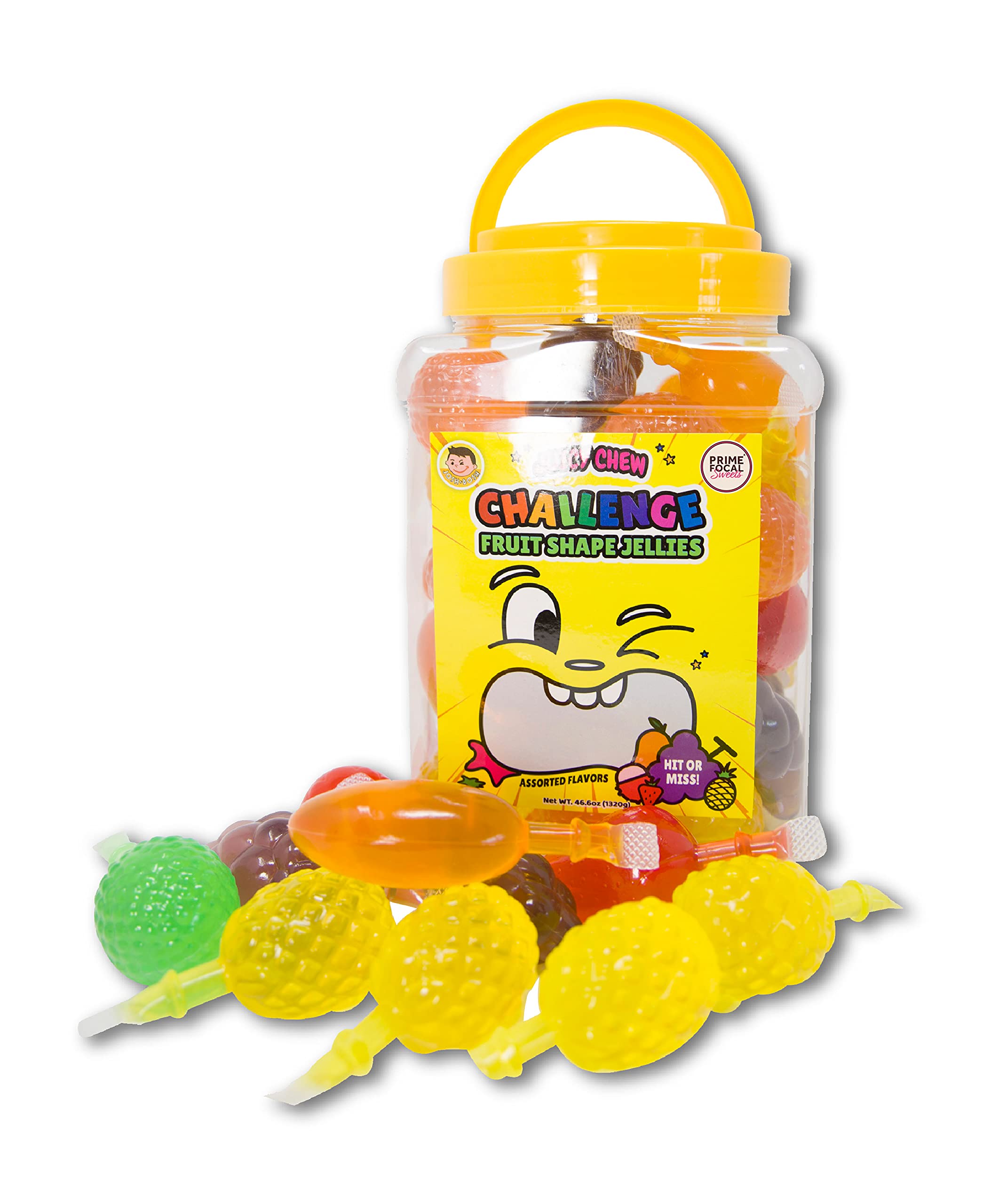 Juicy Chew Challenge Fruit Jellies Jar 1,320 g (6 Pack) – Exotics Wholesale