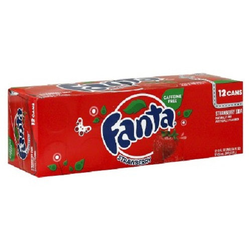Fanta Strawberry 355 mL (12 Pack) – Exotics Wholesale