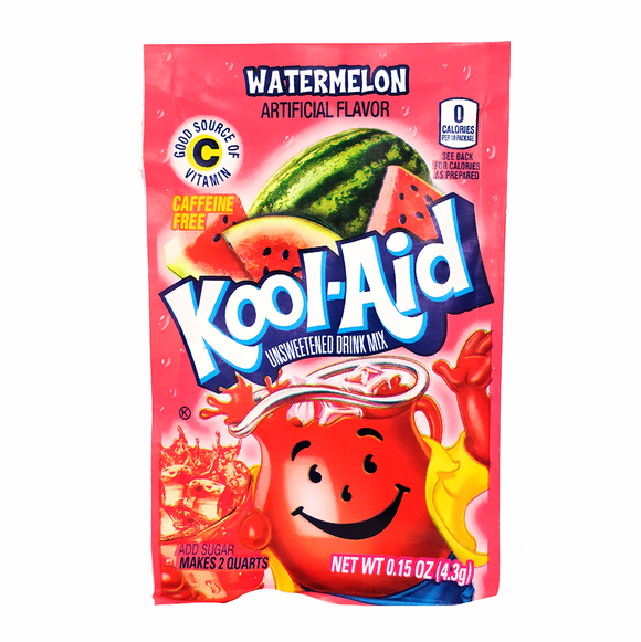 Kool-Aid Unsweetened Watermelon Drink Mix 4.3 g (48 Pack) – Exotics ...