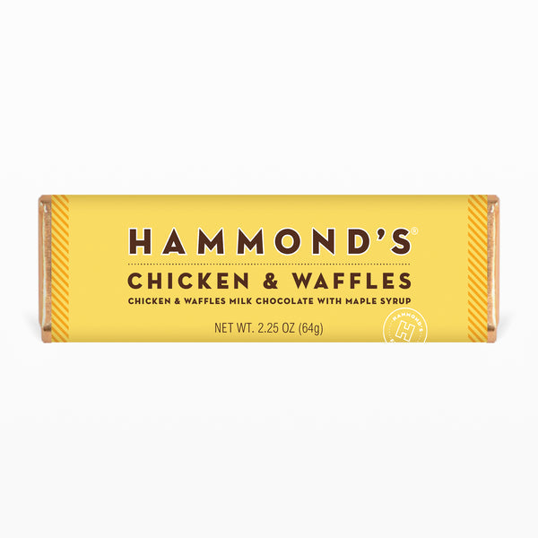 Hammond's Chicken and Waffles Milk Chocolate Candy Bar 64 g (12 Pack ...
