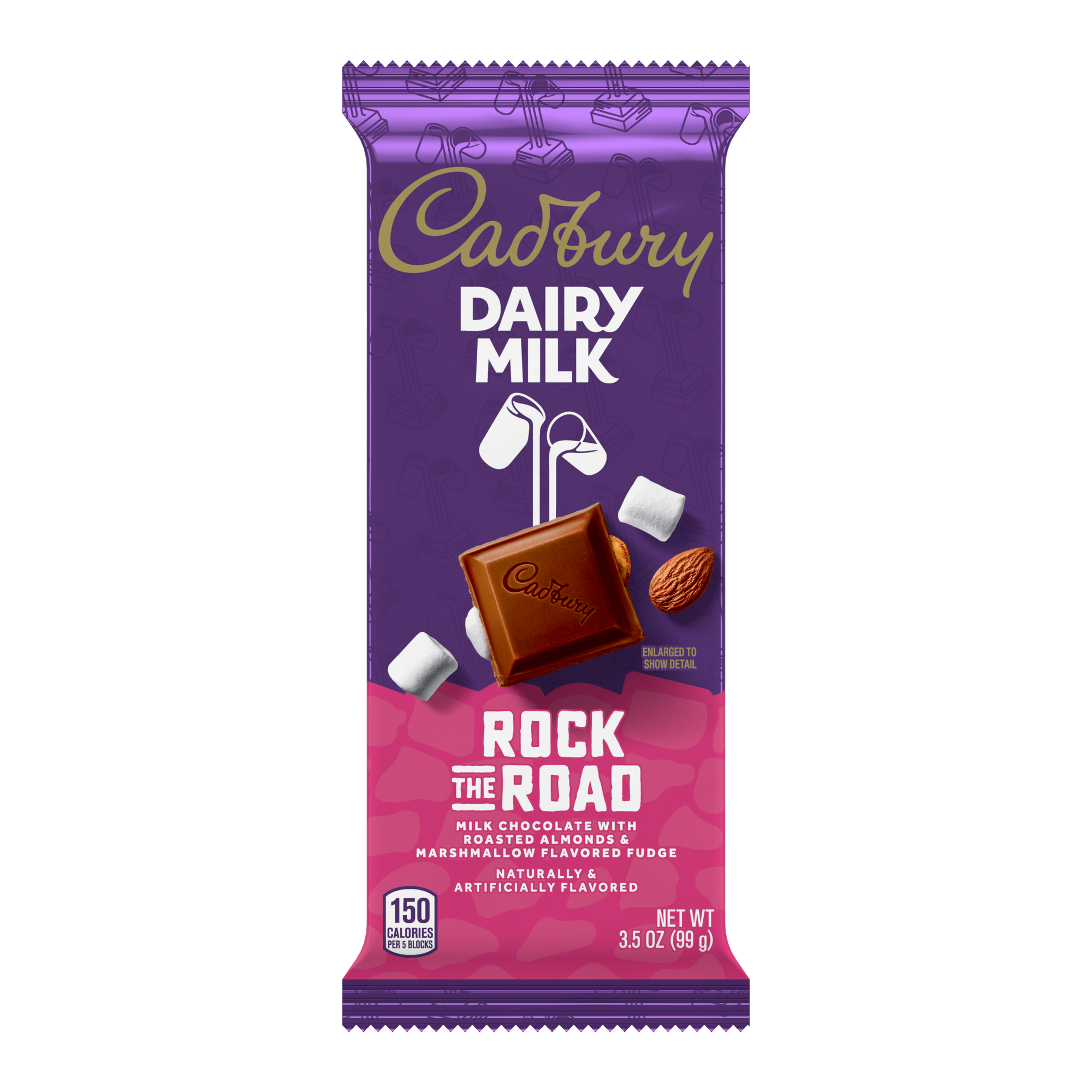 Cadbury Dairy Milk Rock The Road Extra-Large Bar 99 g (14 Pack ...