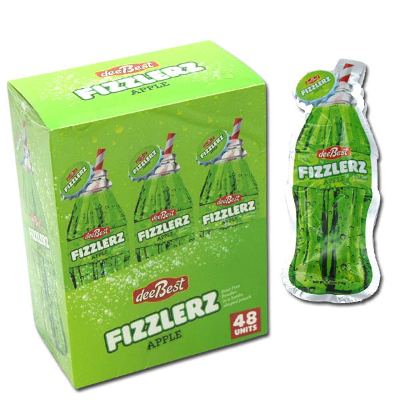 Apple Candy Fizzlerz 10 g (48 Pack) – Exotics Wholesale