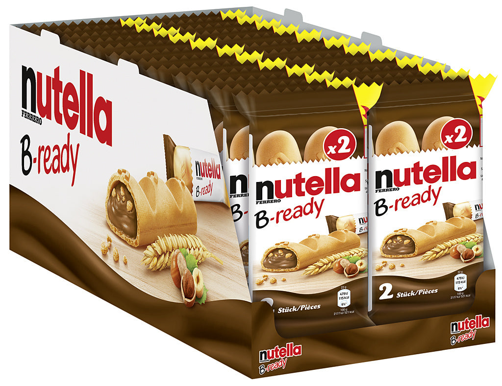 Nutella B-Ready 22 g x 2 (24 Pack) – Exotics Wholesale